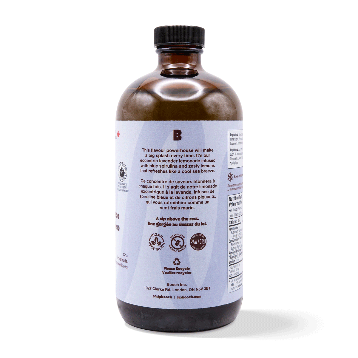 Kombucha - Blue Lemonade (6 Bottles) – Booch Organic Kombucha